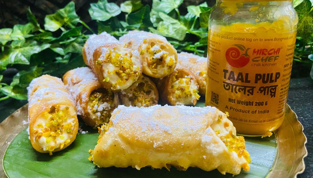 Cannoli filled with Taal Shrikhand Recipe | Mirchi Chef | BongHaat ...